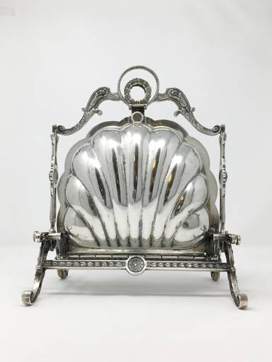 A Rare Sterling Silver Bun Warmer