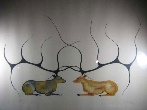 Benjamin Chee Chee Rare Native Art Original Print - Nov 23, 2008 | A ...