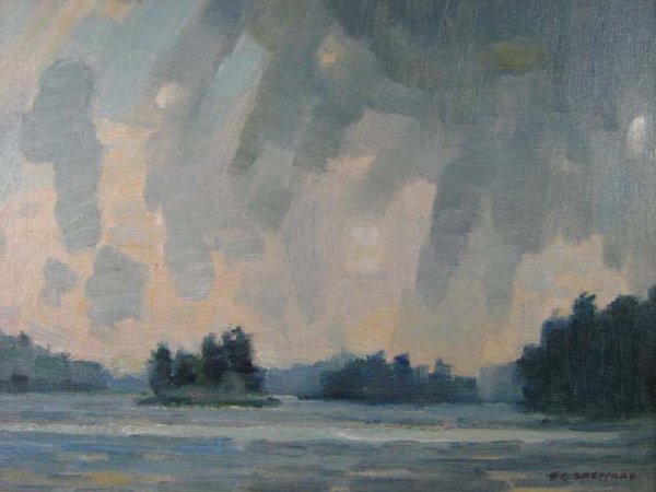 1079: P.C. Sheppard Canadian Art Original Muskoka