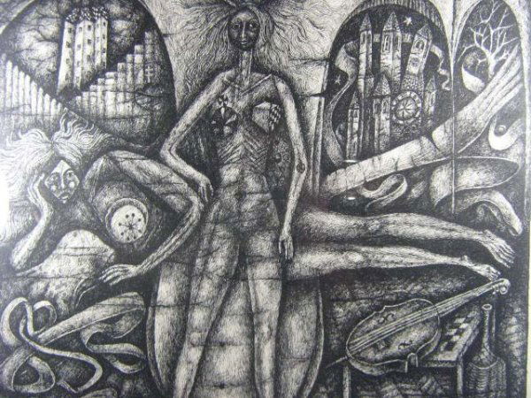 Miro Malish Canadian Czech Original Art