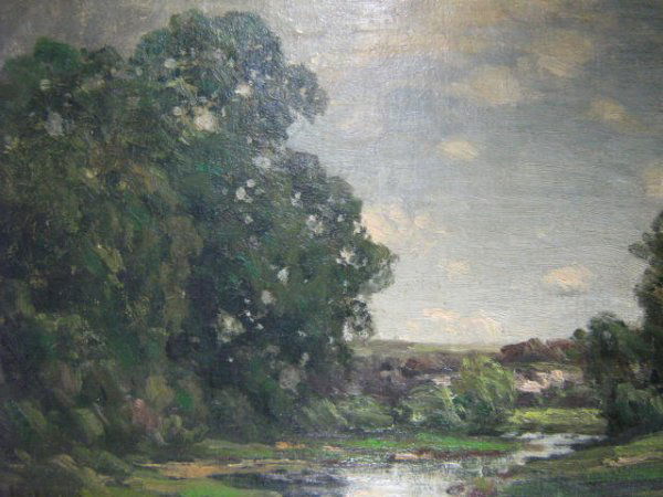 91: Jose Weiss Landscape Oil Painting