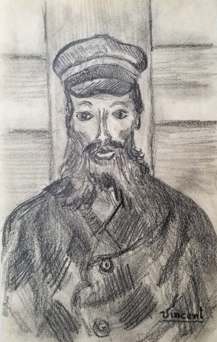 Vincent Van Gogh Postman Dutch Post Impressionist