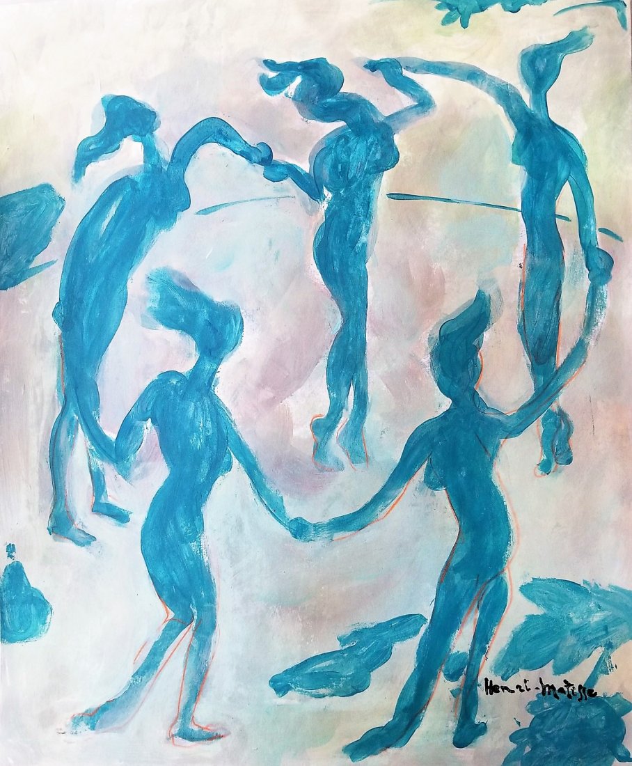 Henri Matisse Women Dancers French Media (Attributed)