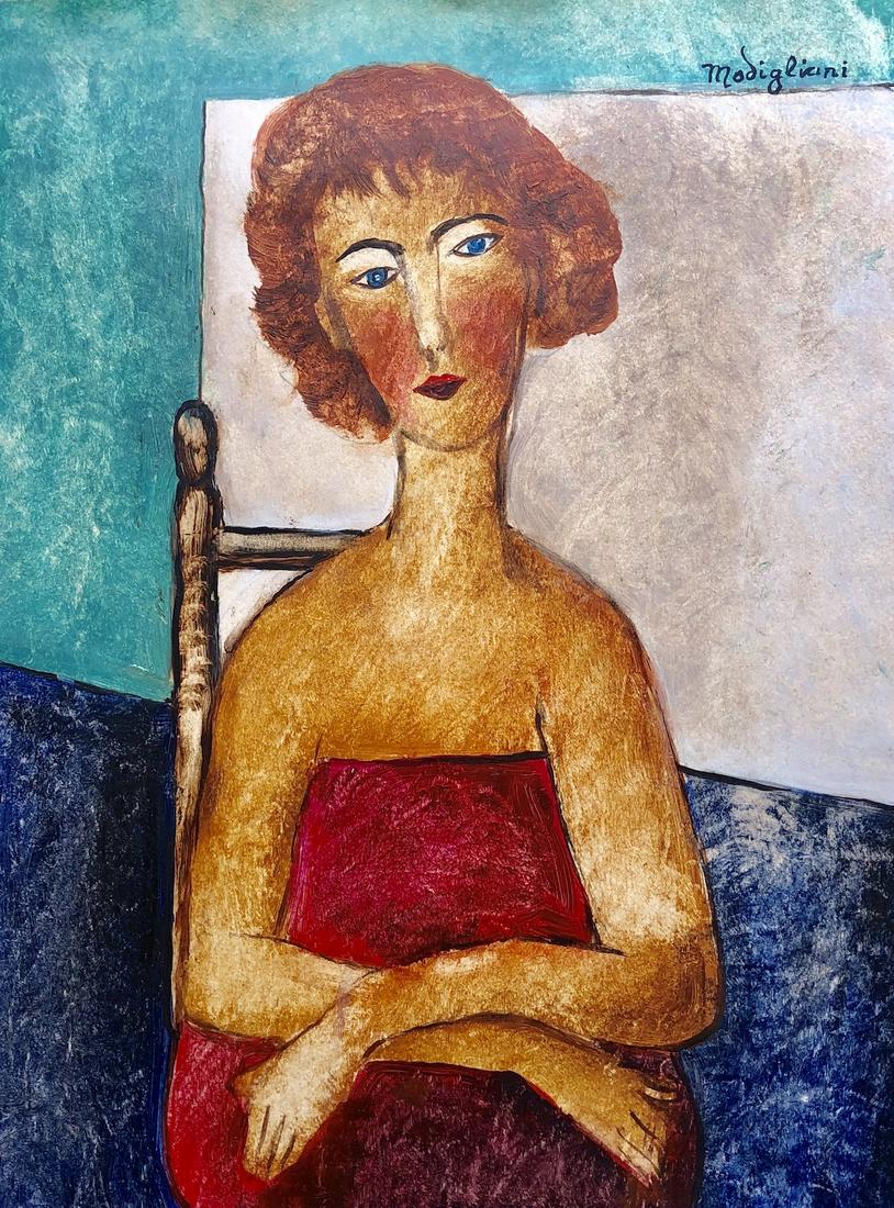 Amedeo Modigliani Expressionism Woman - Sep 29, 2019 | USA Antiques in FL