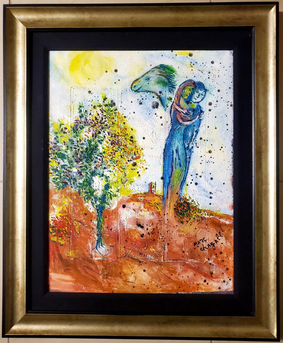 Marc Chagall Female Male Couple Figurative Landscape - Feb 23, 2020 ...