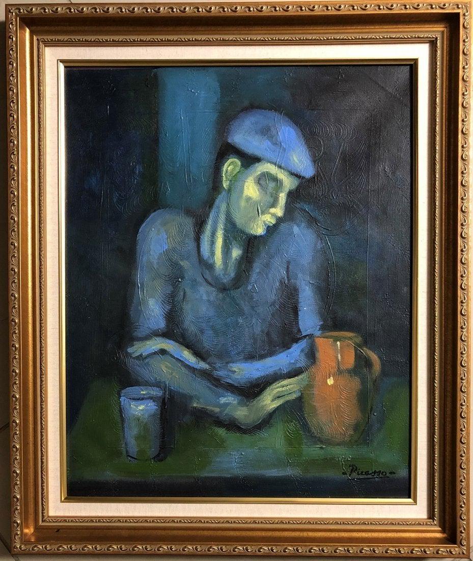 Pablo Picasso Man Spanish blue Period oil on canvas - Jul 26, 2020 ...