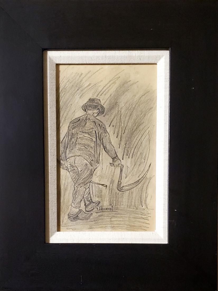 Vincent Van Gogh Drawing Farmer Dutch Impressionist Art - Sep 04, 2022 ...