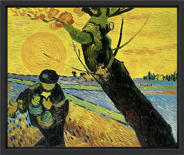 Vincent Van Gogh Landscape Impressionist Monet Manet Style Of Oil On Canvas