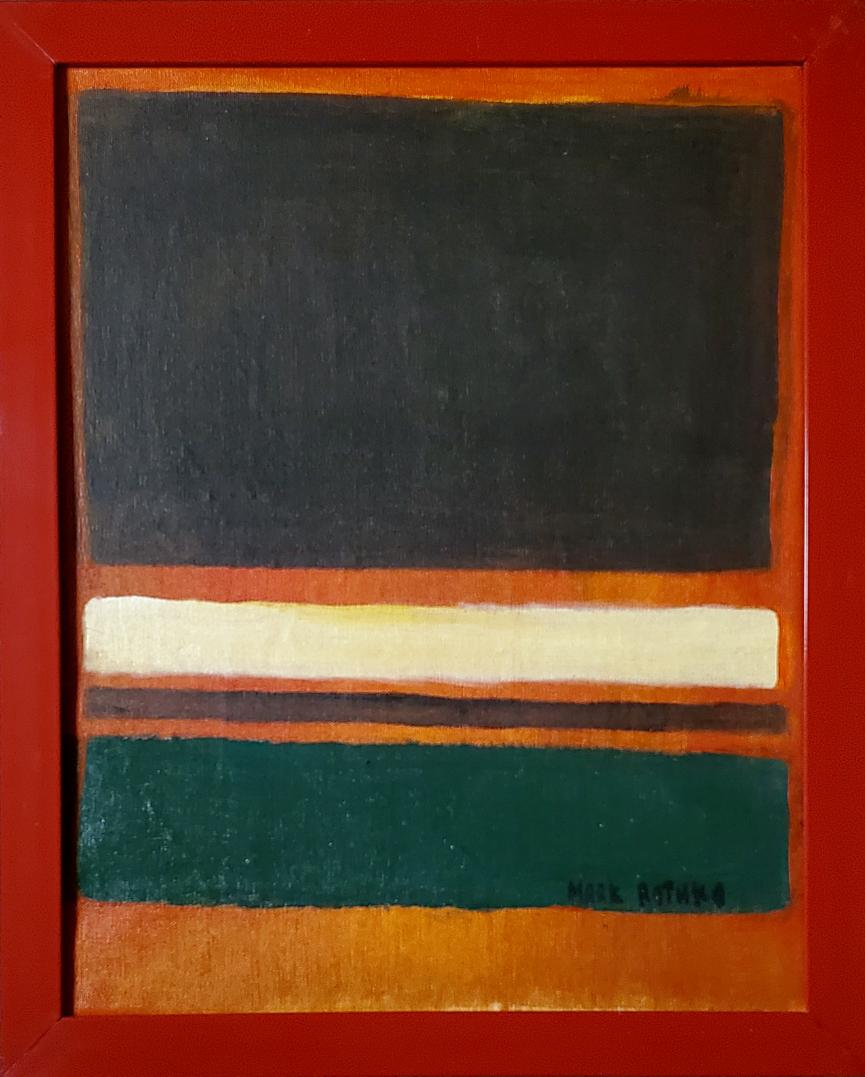 Mark Rothko Abstract Expressionist Oil Canvas NY art Jackson Pollock ...