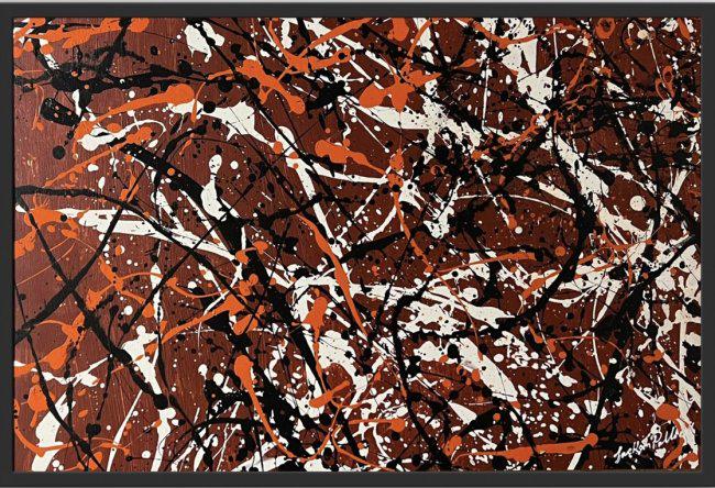 Jackson Pollock Style Of American Abstract Modern Era Rothko De Kooning ...