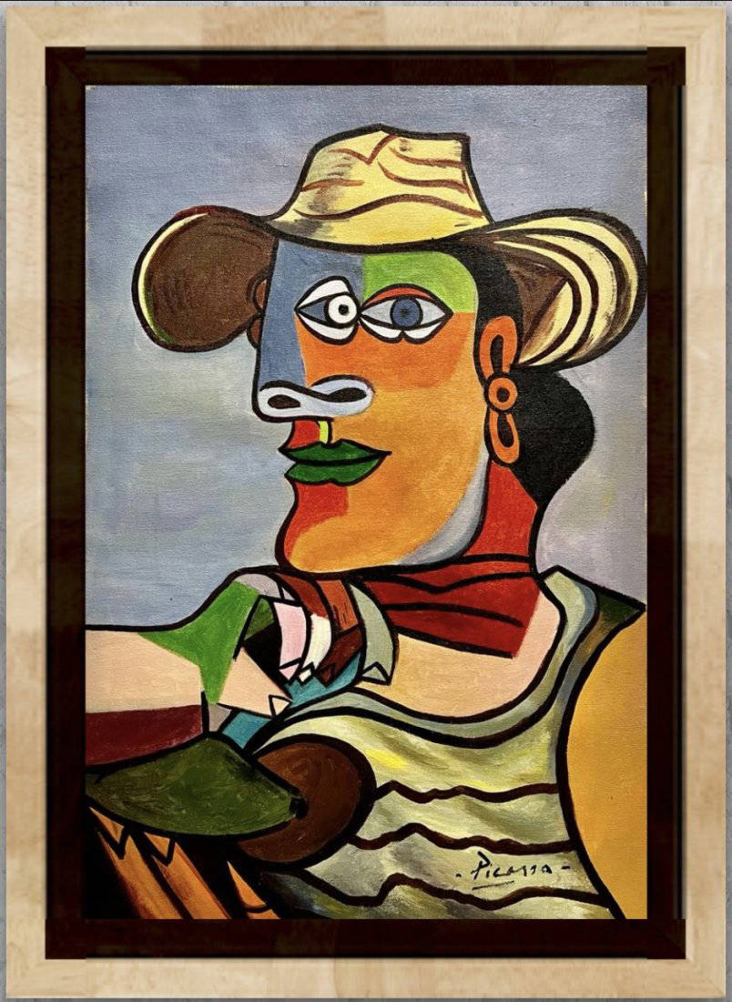 Pablo Picasso Styleof Cubism Women Female Portrait Surrealism era Dali Miro Monet oil canvas ...