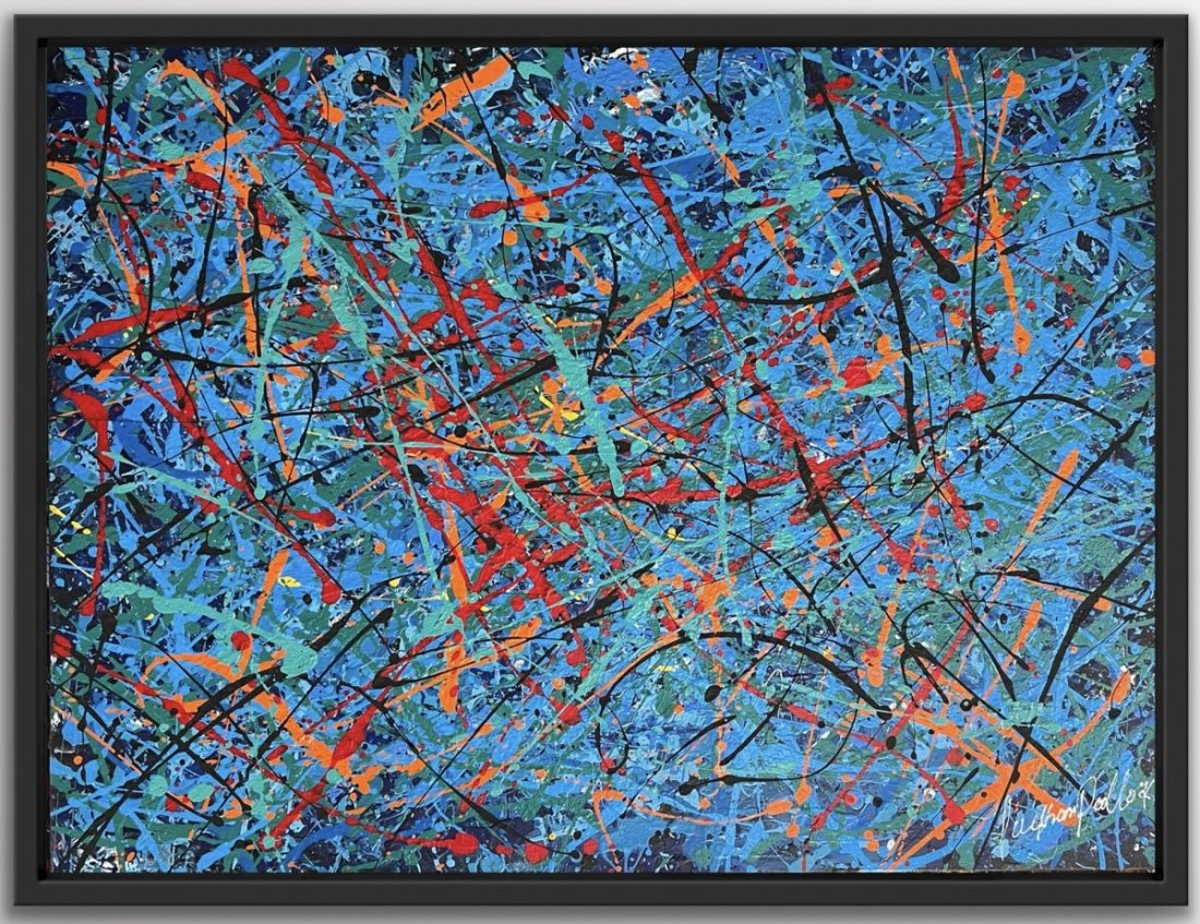 Jackson Pollock Styleof Abstract Expressionism Era Rothko De Kooning ...