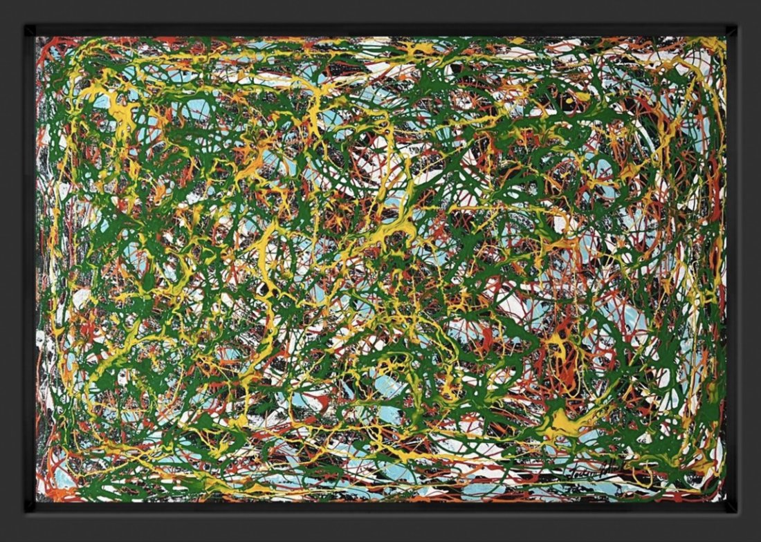 Jackson Pollock Abstract Expressionist Style Of, Era Of Willem De ...