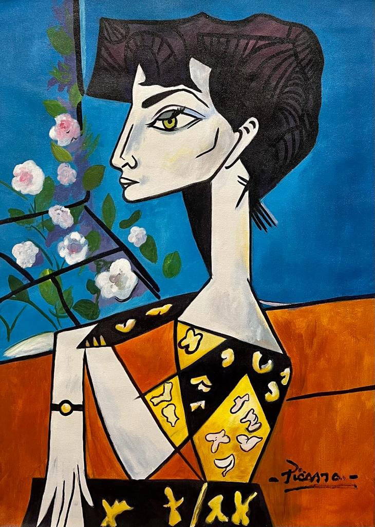 Pablo Picasso Cubism Female Portrait Mujer Leger Monet Van Gogh Era ...