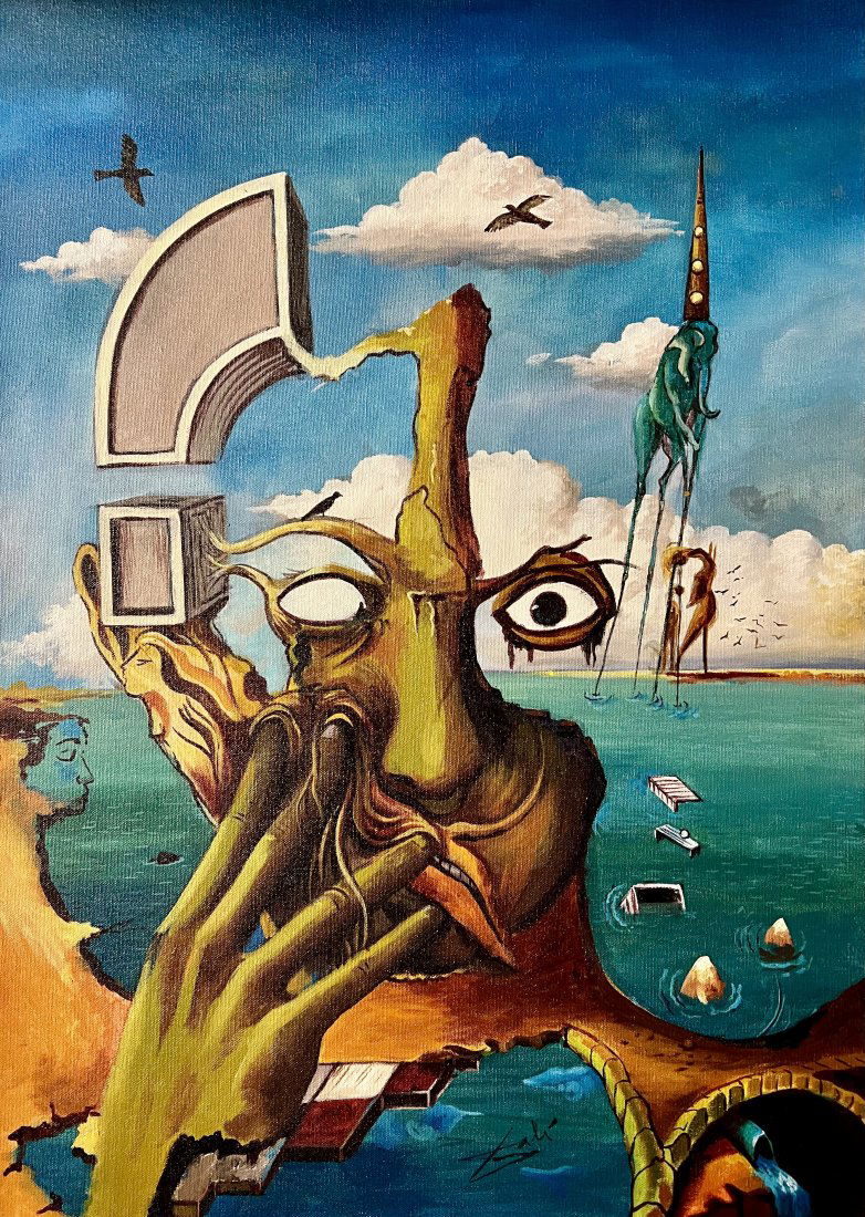 Salvador Dali Surrealism Landscape Spanish Art Self Portrait Picasso ...