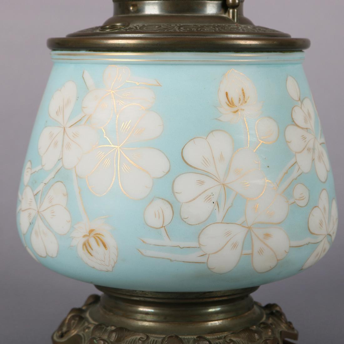 Antique Gone with the Wind Painted Satin Glass Lamp - May 30, 2020 ...