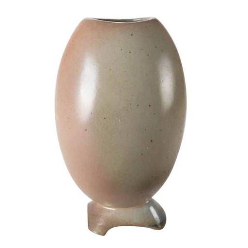 Mid Century Modern Hand Thrown Art Pottery Futuristic Form Vase