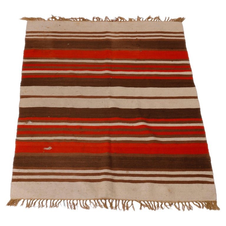 Antique Arts & Crafts Southwestern American Indian Navajo Style Rug ...
