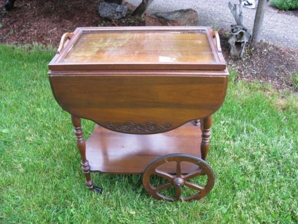 10: GIBBARD WALNUT TEA WAGON