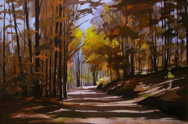 168: OIL ON BOARD, RONALD N. OKEY, CANADIAN