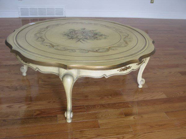 Hand Painted Signed Coffee Table Katherine Henick