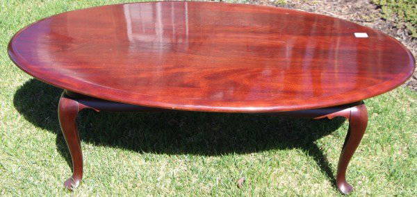 Gibbard Legacy Solid Mahogany Oval Coffee Table