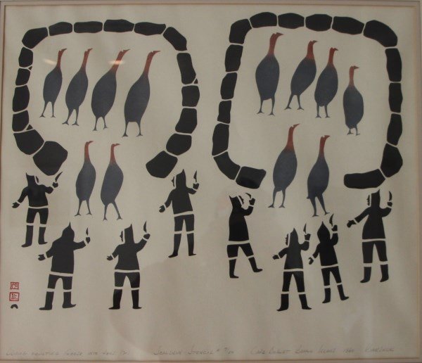 INUIT SEALSKIN STENCIL - KIAKSHUK
