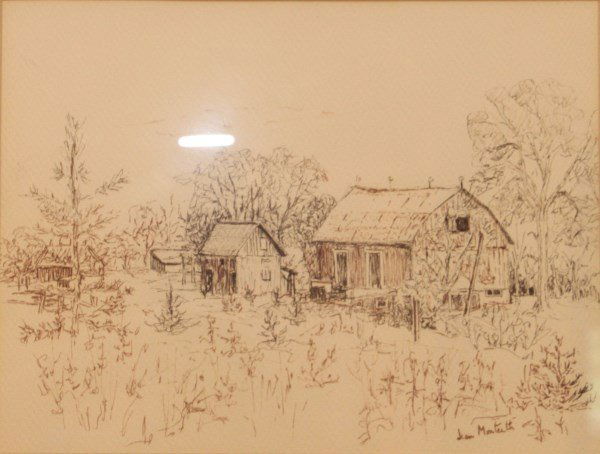 JEAN MONTEITH - INK SKETCH