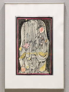 Avinash Chandra (indian 1931 1981) Abstract Composition