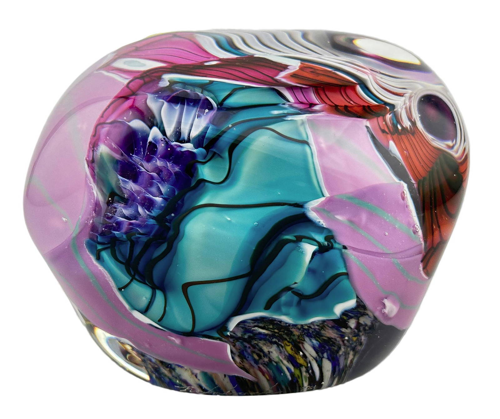 Signed Art Glass Paperweight Auction