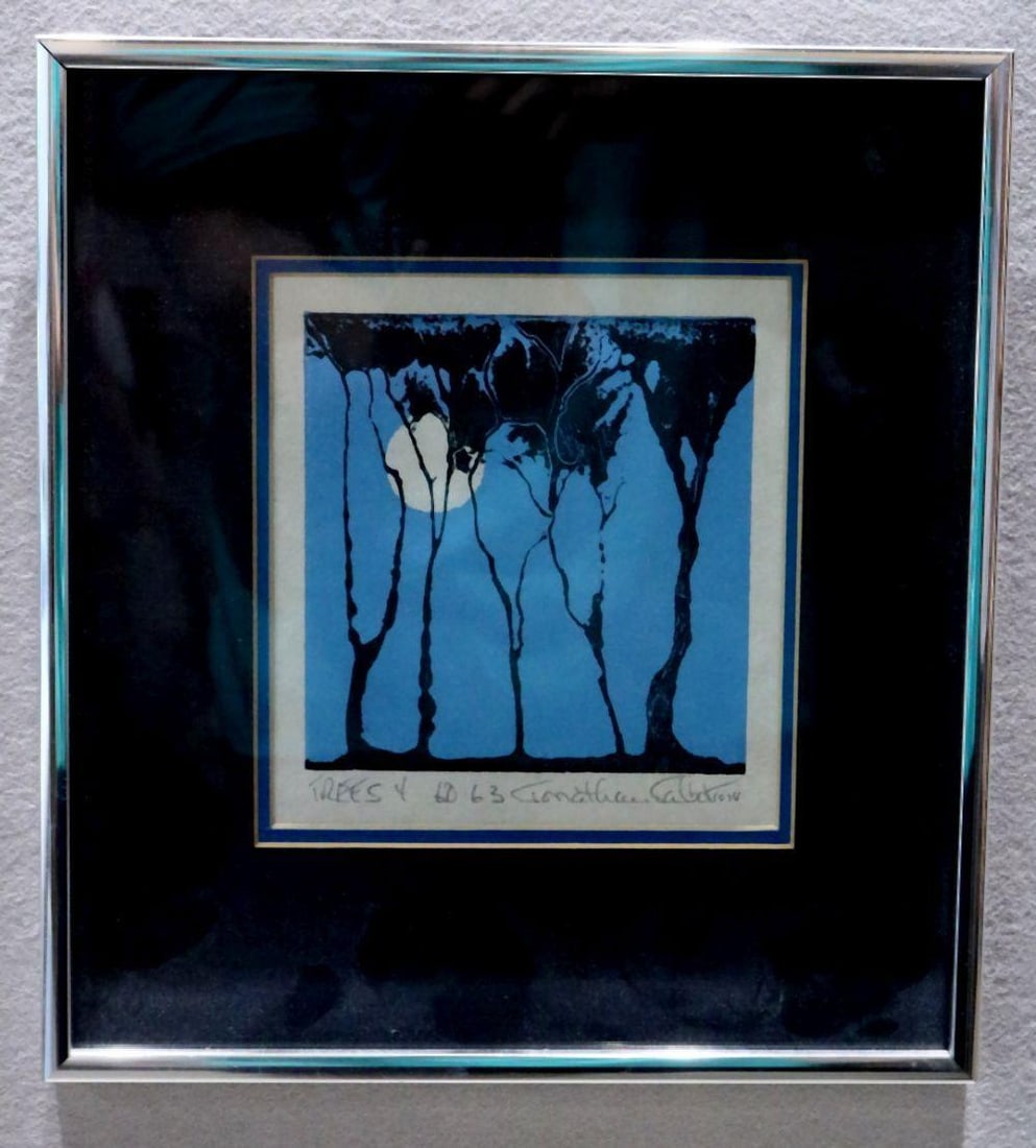 Jonathan Talbott "trees 4" Silkscreen