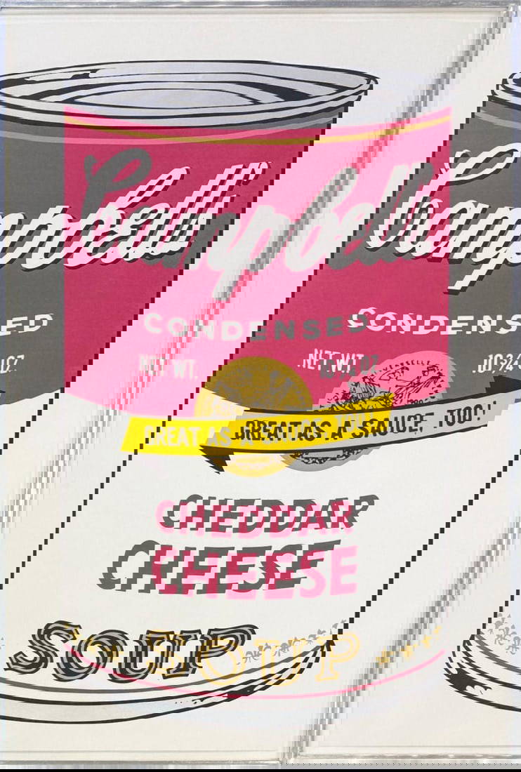 Andy Warhol "campbell's Soup Cans Ii: Cheddar Cheese" Fs Ii.63 Screen ...