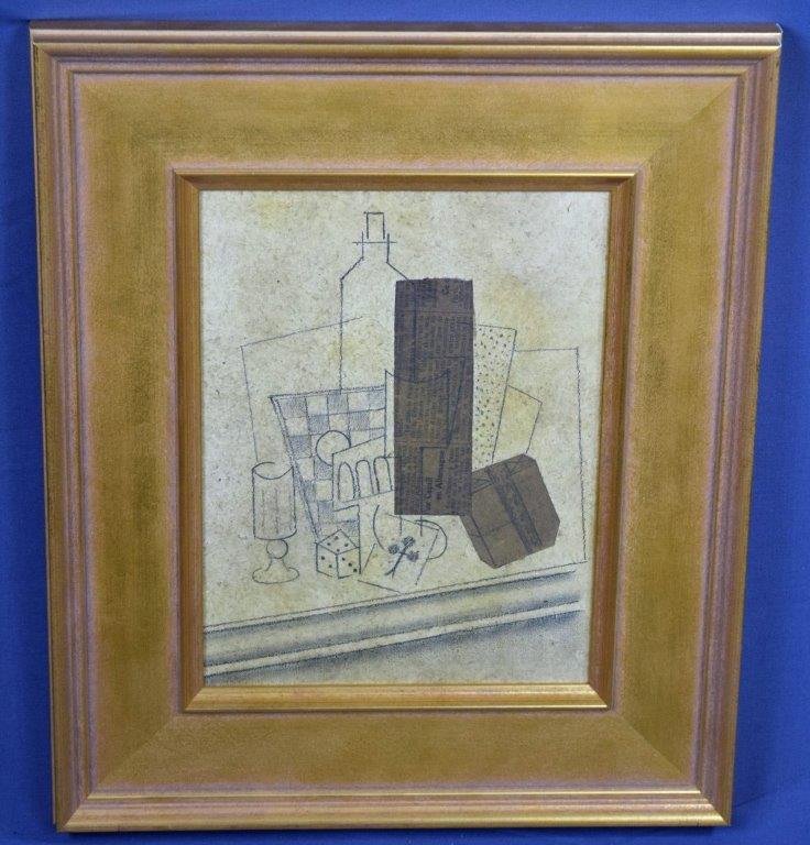 Attributed to Georges Braque, Collage (Acquired 1970's)