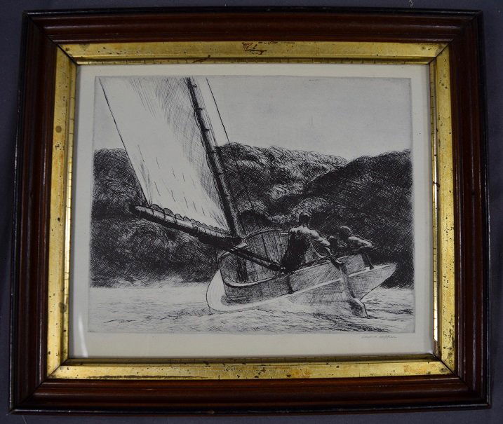 Edward Hopper, (The Cat Boat)