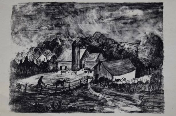 Jackson Pollock, Lithograph (estate Of Theodore Wahl)