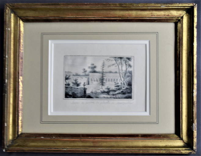 French, Antique Ink Drawing (montpellier)