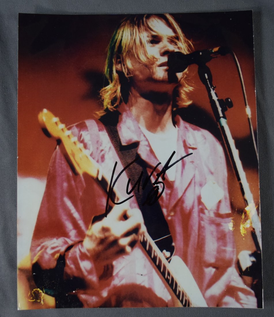 Photograph, Signed (Kurt Cobain)