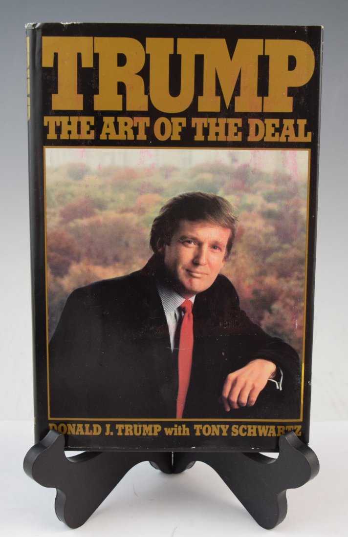 Donald Trump Signed Book (the Art Of The Deal)