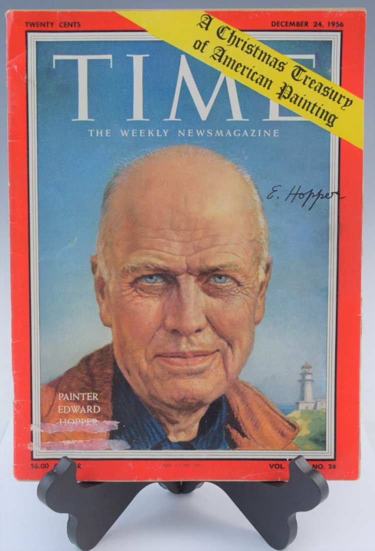 Edward Hopper Time Magazine (signed)