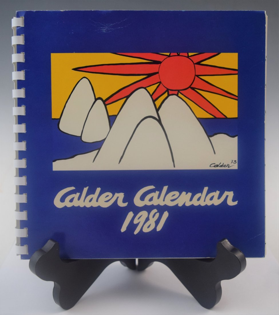 Alexander Calder - Calendar 1981 - Feb 20, 2020 | Black River Auction in NJ