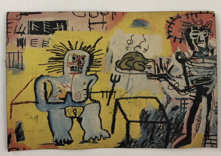Jean Michel Basquiat Annina Nosei Invitation (signed)