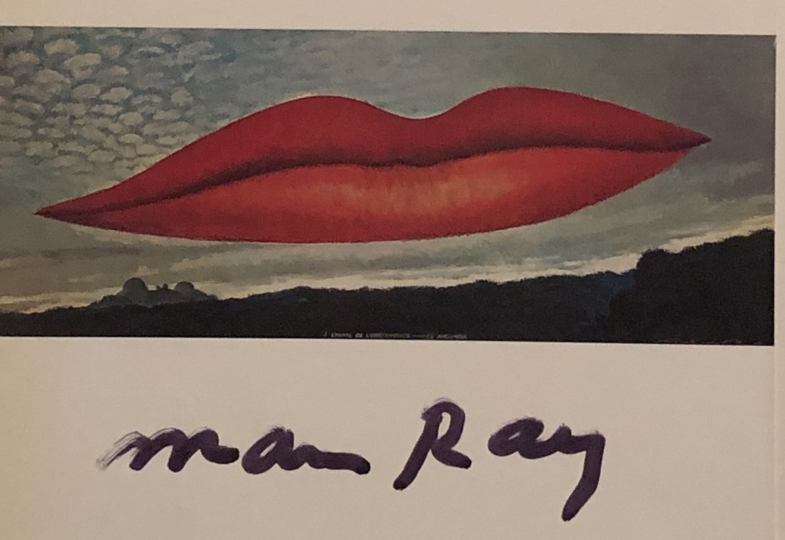 Man Ray - Lips (Signed Print) - Mar 17, 2020 | Black River Auction in NJ