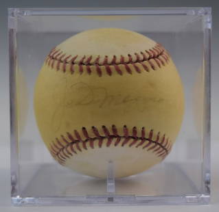 Joe Dimaggio Baseball (signed W/jsa Sticker)
