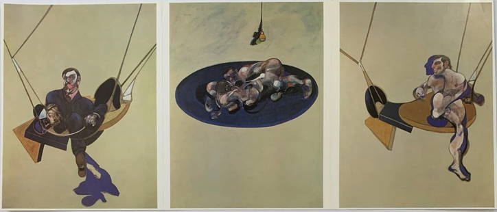 Francis Bacon Triptych Offset Lithograph
