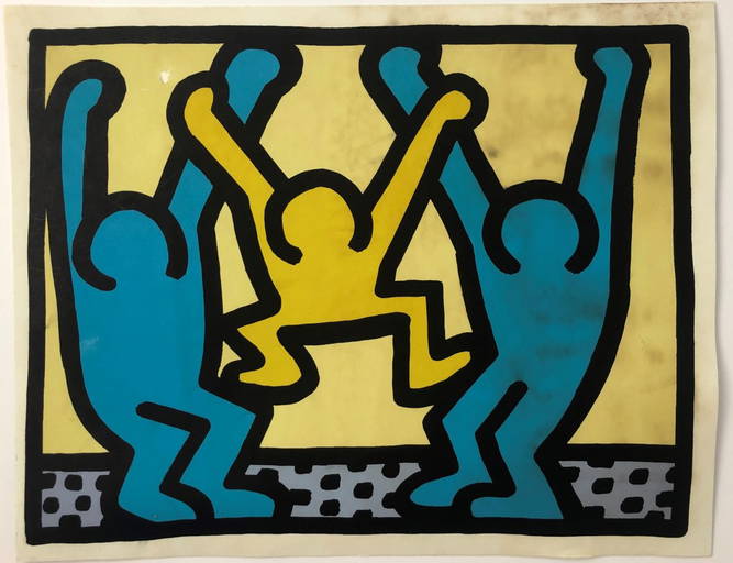 Keith Haring Untitled, Three Dancing Figures