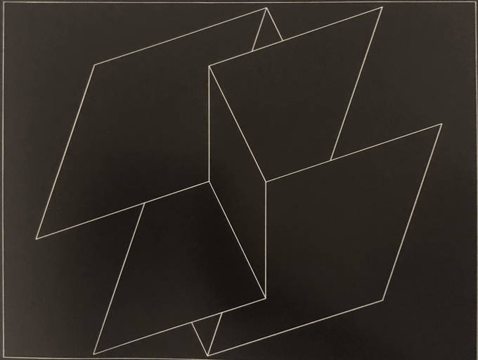 Josef Albers Structural Constellation, C. 1968