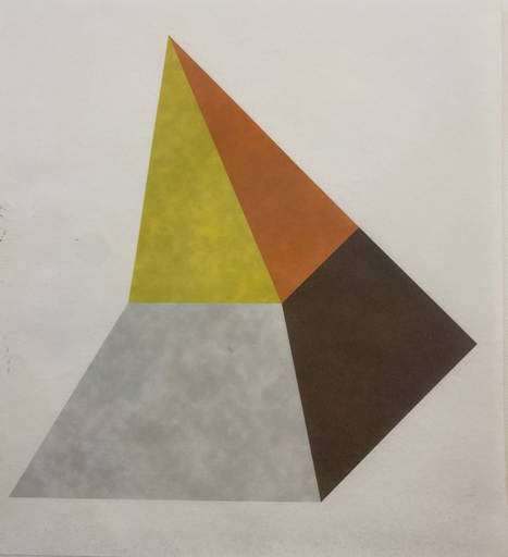 Sol Lewitt (geometric Figure) Offset Lithograph