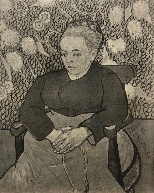 Vincent Van Gogh (portrait) Engraving