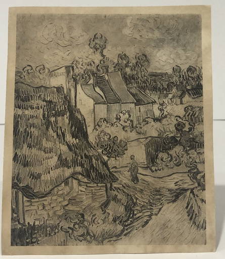 Vincent Van Gogh Dutch Landscape Engraving 19th/20th C.