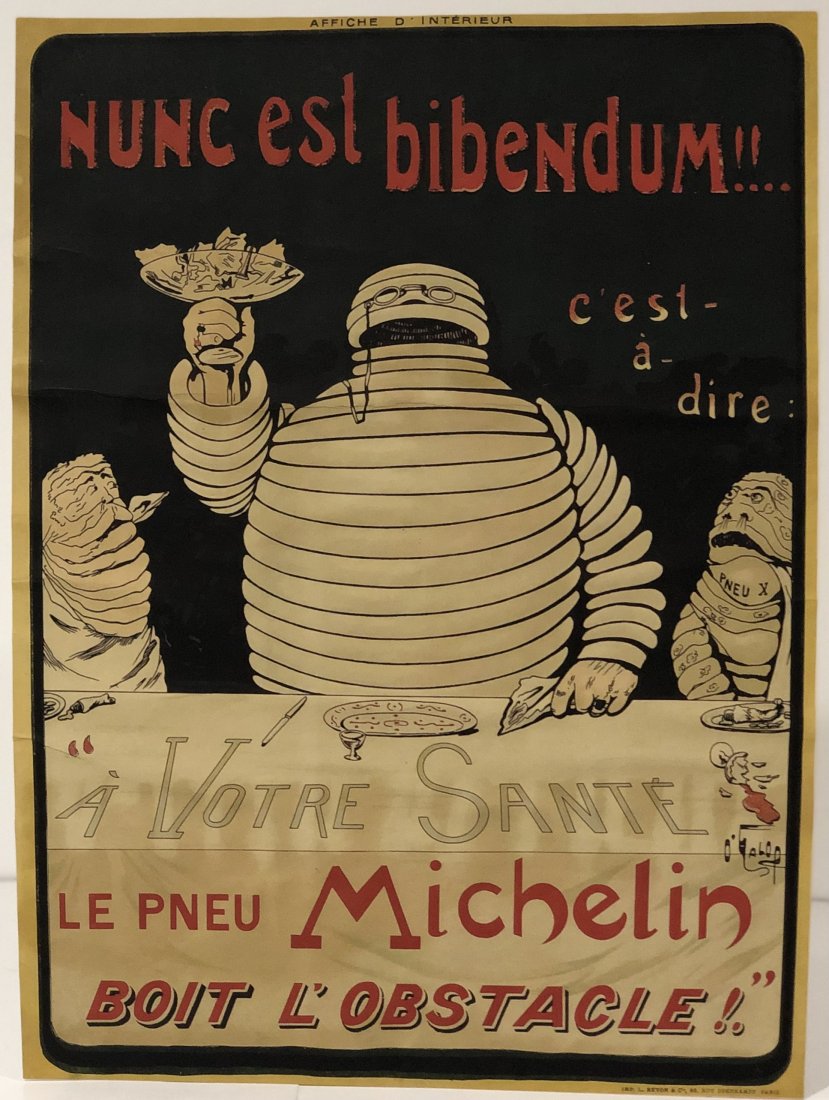 Bibendum Michelin Tire Poster